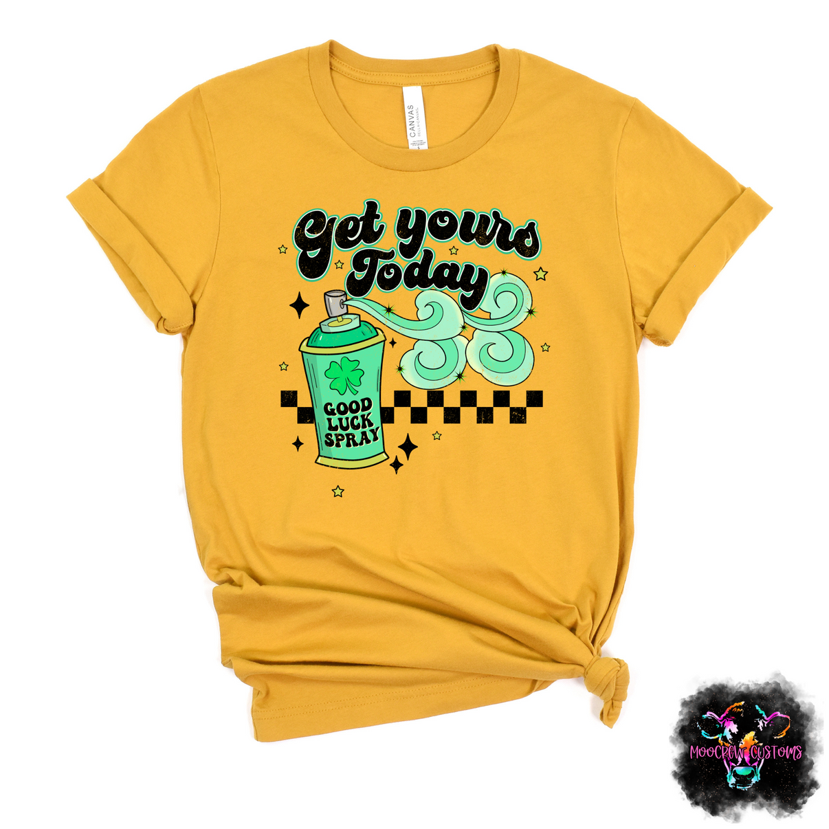 Good Luck Spray Tshirt – MooCrew Customs